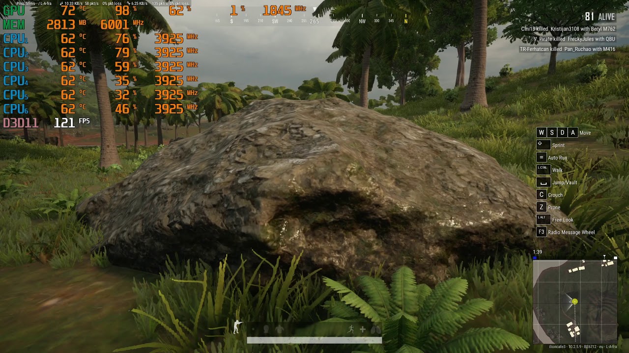 PUBG Benchmark AMD Ryzen 5 3500X with GTX 1650 / 1920x1080 - YouTube