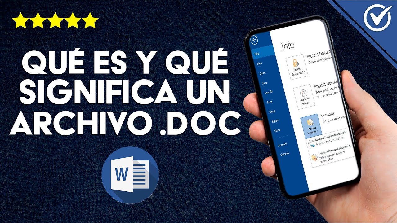 ¿Qué es y qué Significa un Archivo .doc? ¿Qué Programas Usar Para Abrir ...