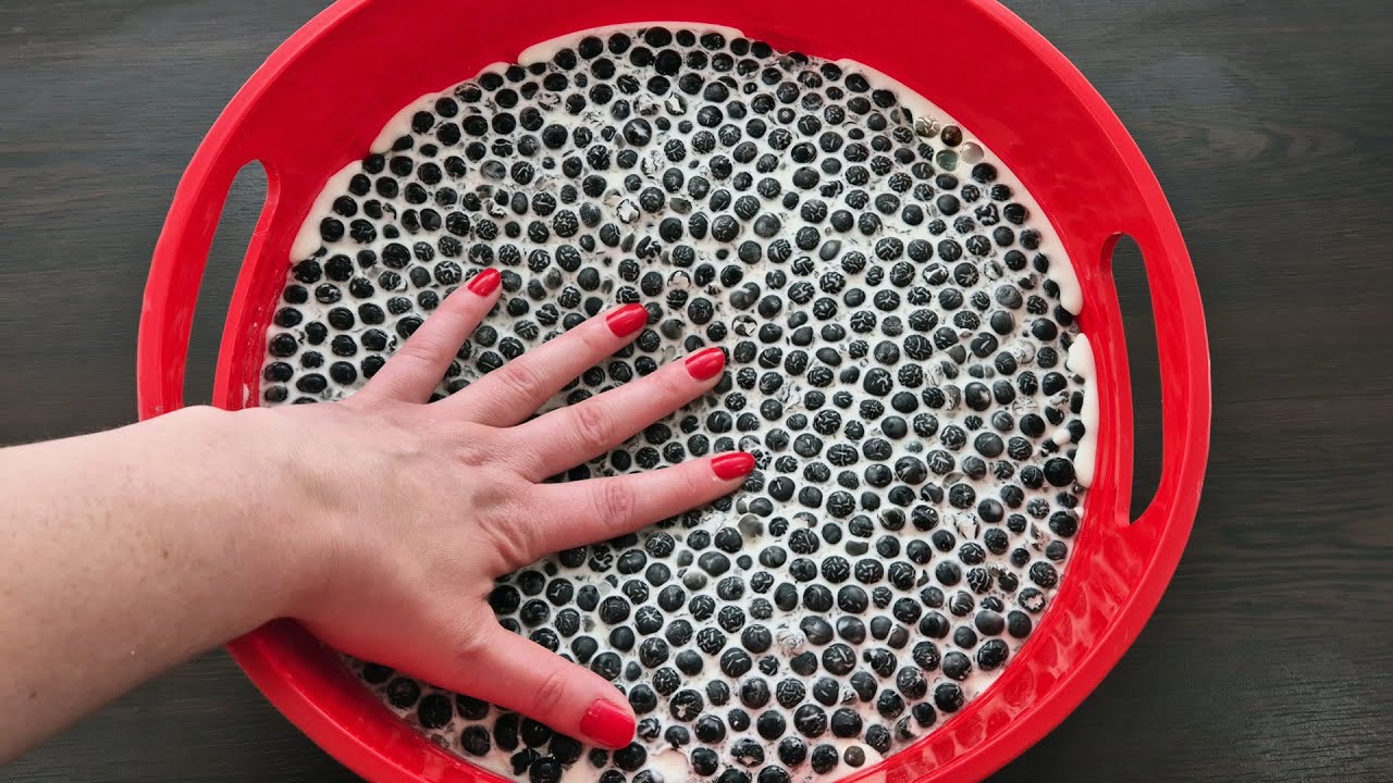 Making Oobleck with Black Orbeez Satisfying - YouTube