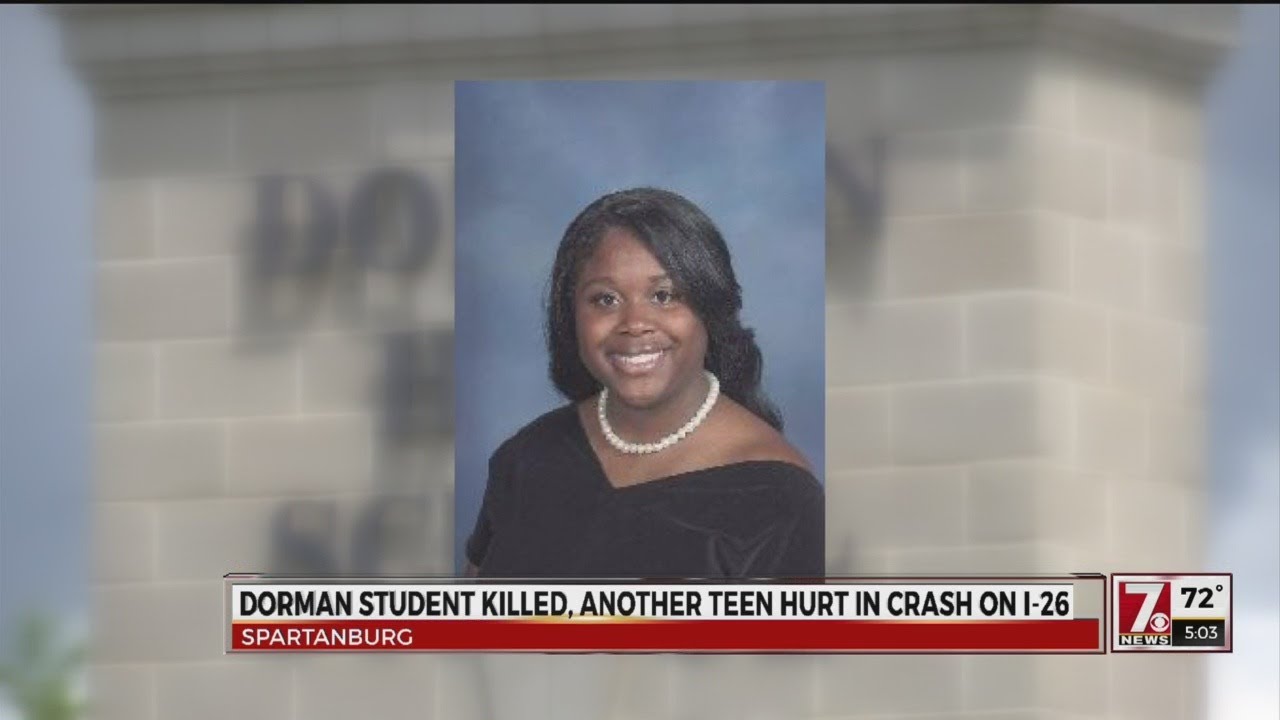 Dorman High student killed in I-26 crash - YouTube