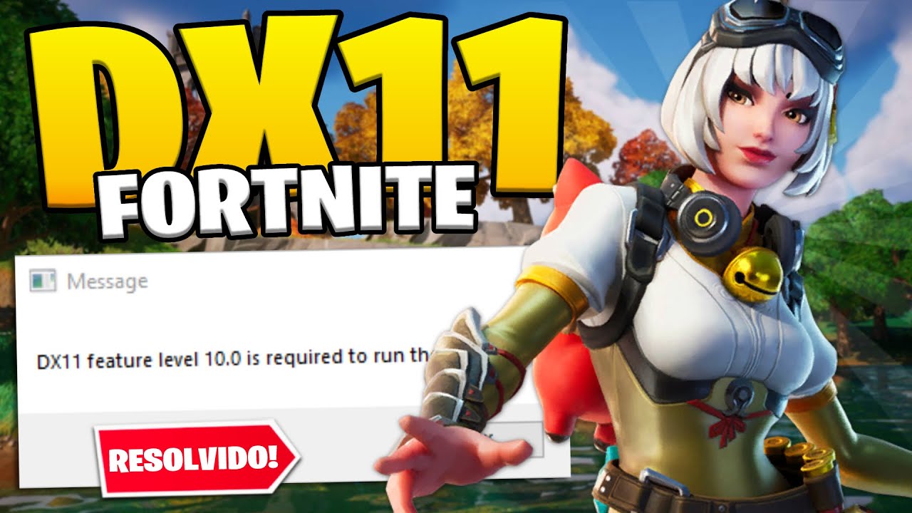 Como Resolver o Erro DX11 do Fortnite! - 3 Soluções - YouTube