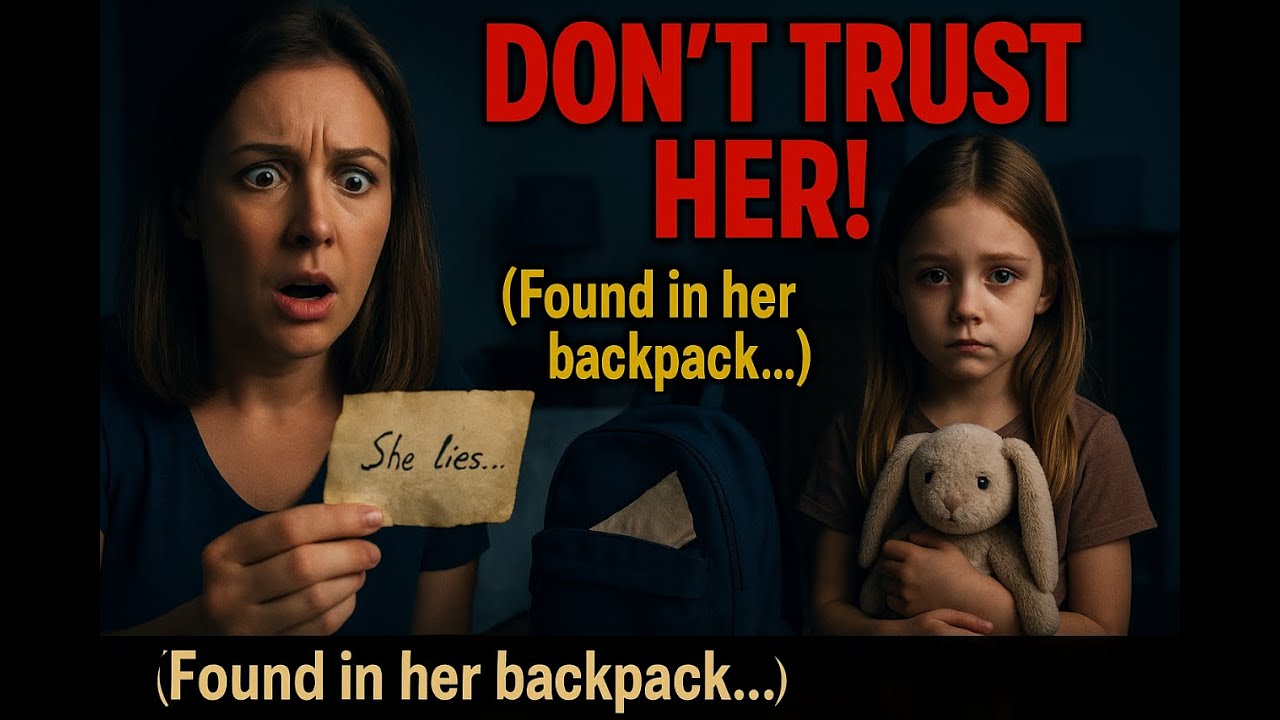 I Adopted a Girl. A Week Later, I Found THIS Note in Her Backpack ...