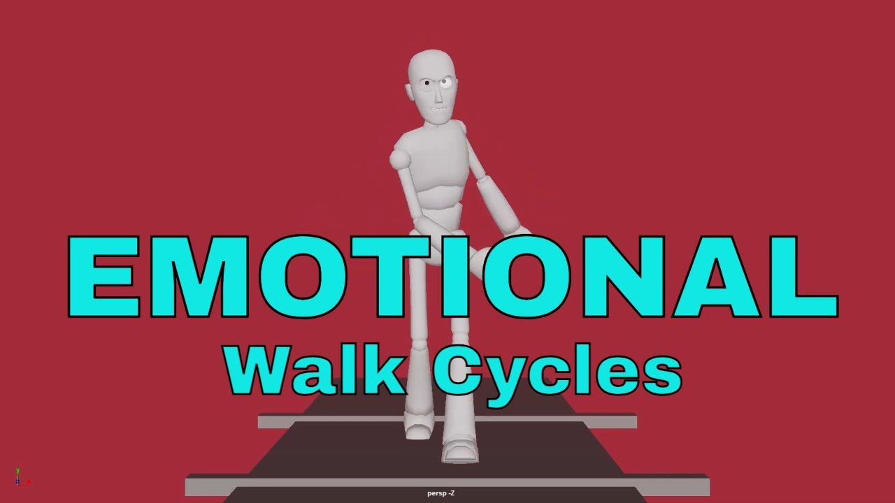 3D EMOTIVE Walk Cycle ANIMATIONS - Callum Highfield - YouTube