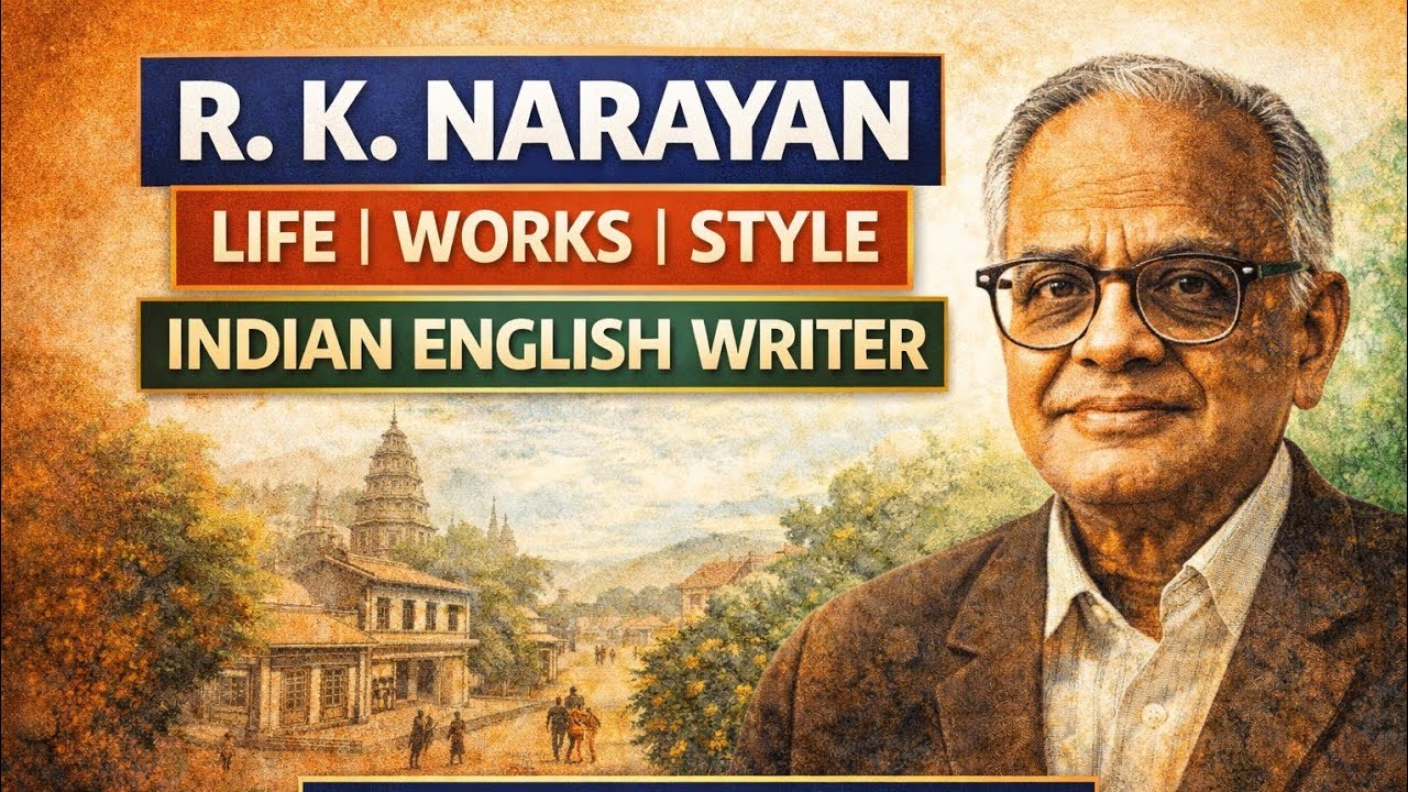 R. K. Narayan | Life, Works & Contribution to Indian English Literature ...