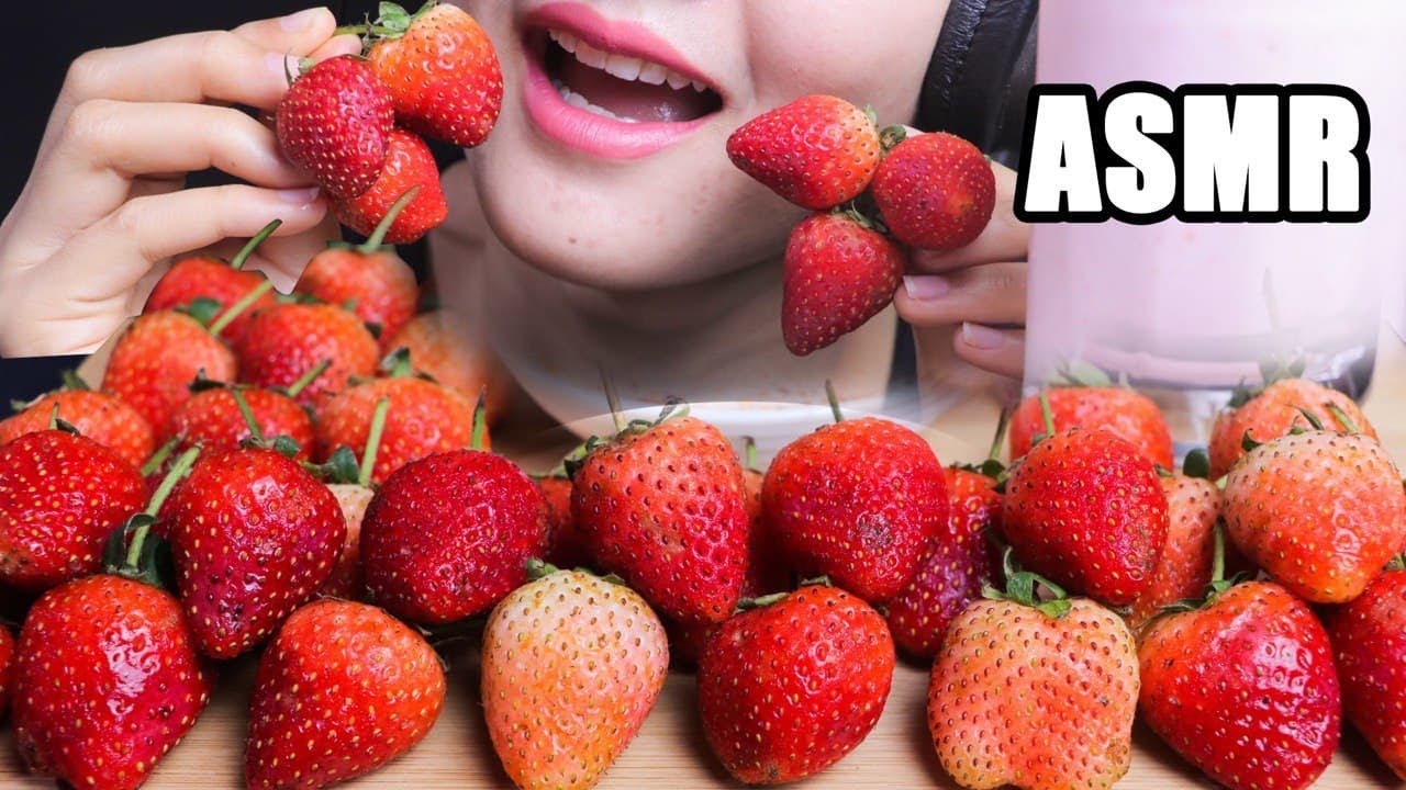 ASMR STRAWBERRIES ASMR FRUIT PLATTER (JUICY EATING SOUNDS) | PAN-ASMR ...