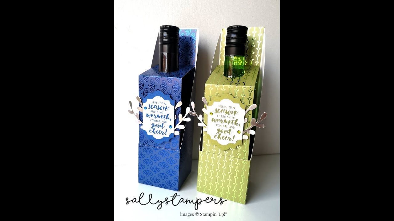 Mini Wine Bottle Box - YouTube