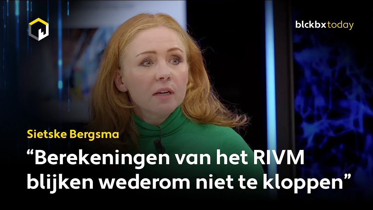 Sietske Bergsma: "Berekeningen van het RIVM blijken weer niet te ...