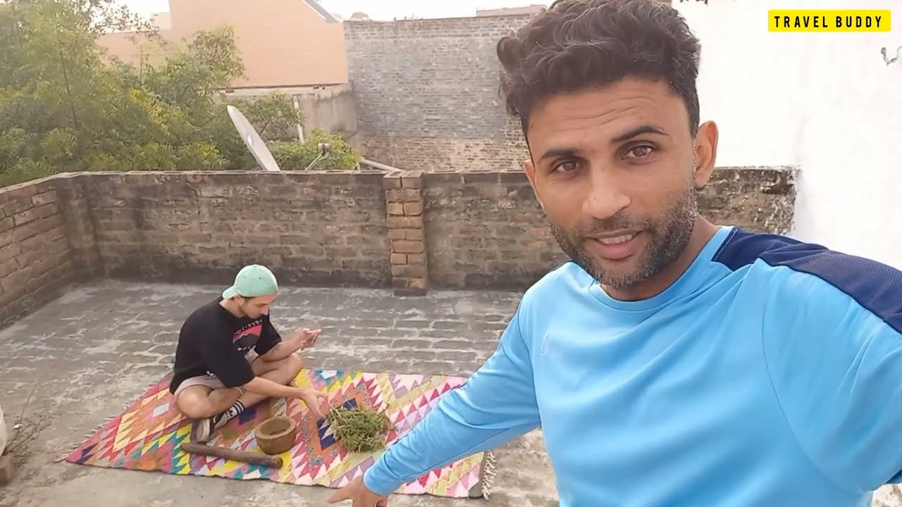 Foreigner trying Bhang drink in India - YouTube