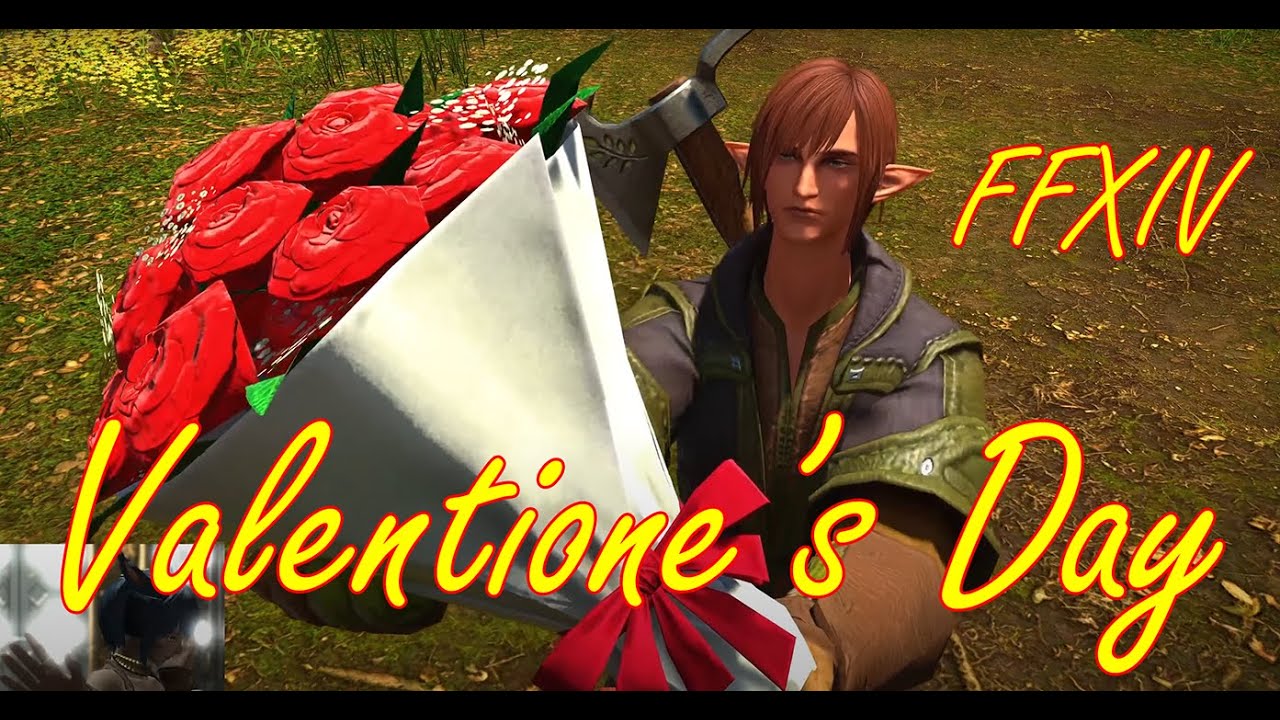FFXIV: Valentione's Day 2025 - With Roses From The Heart Bouquet ...
