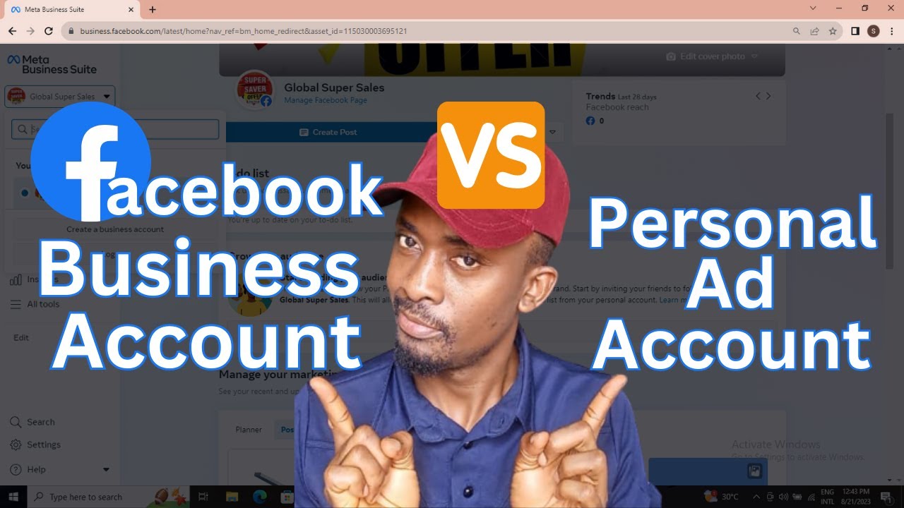 Facebook Business Account Vs Personal Ad Account Confusion SOLVED ...