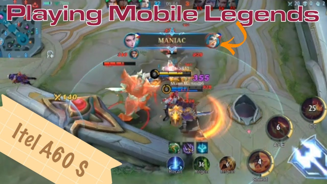 PLAYING MOBILE LEGENDS | Smooth ba gamitin ang Itel A60 S? - YouTube