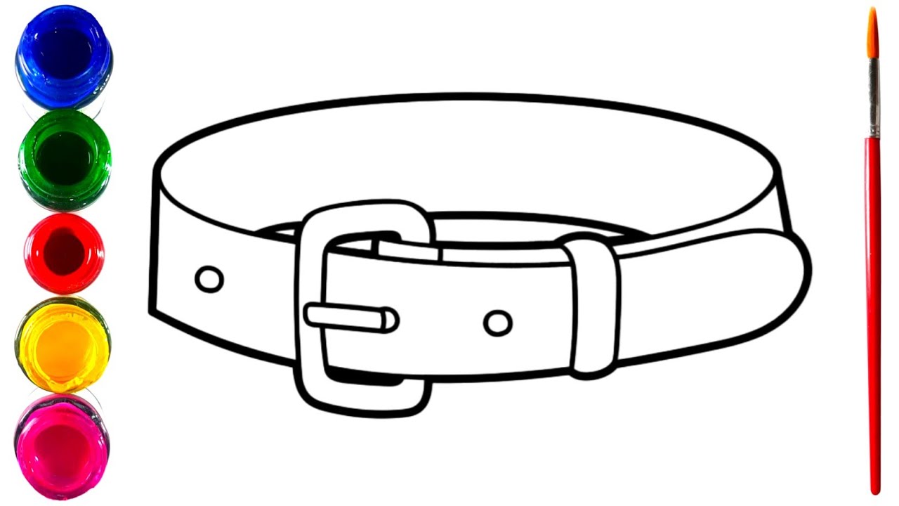 Learn to Draw a Man’s Belt - Step by Step for Kids - YouTube