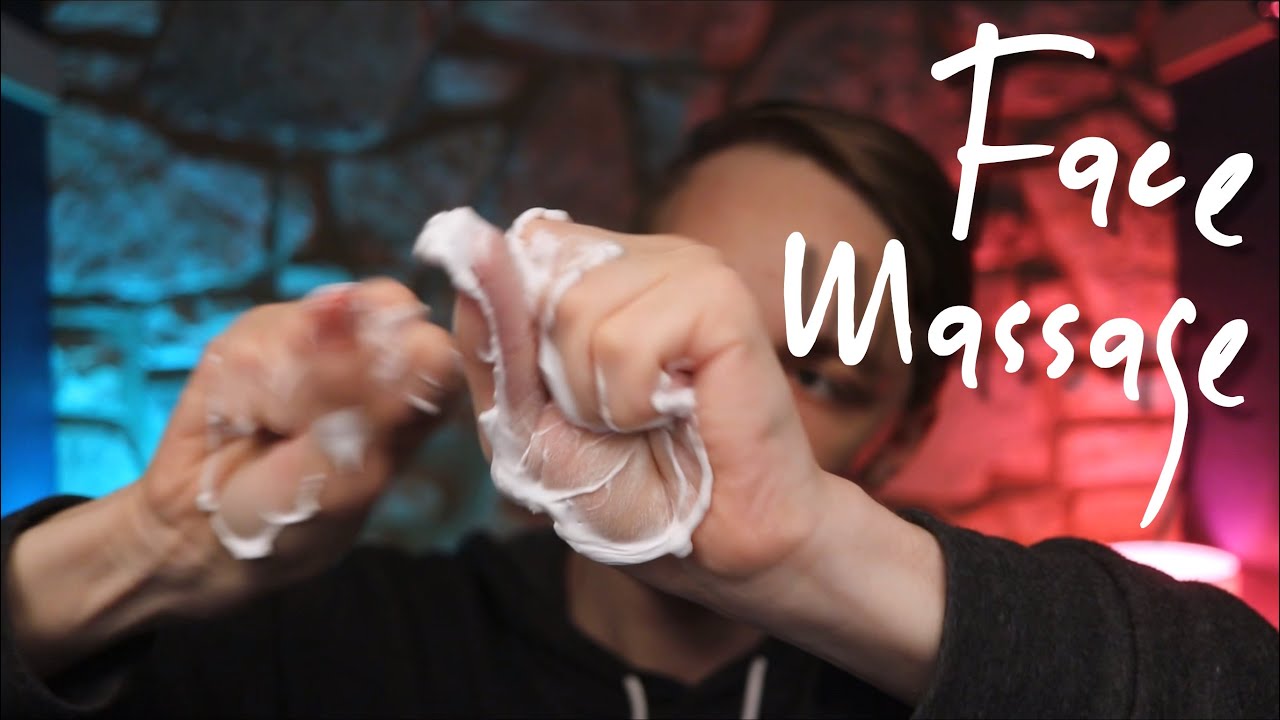 1 minute ASMR face massage 💆 Most relaxing ASMR face massage ASMR face ...
