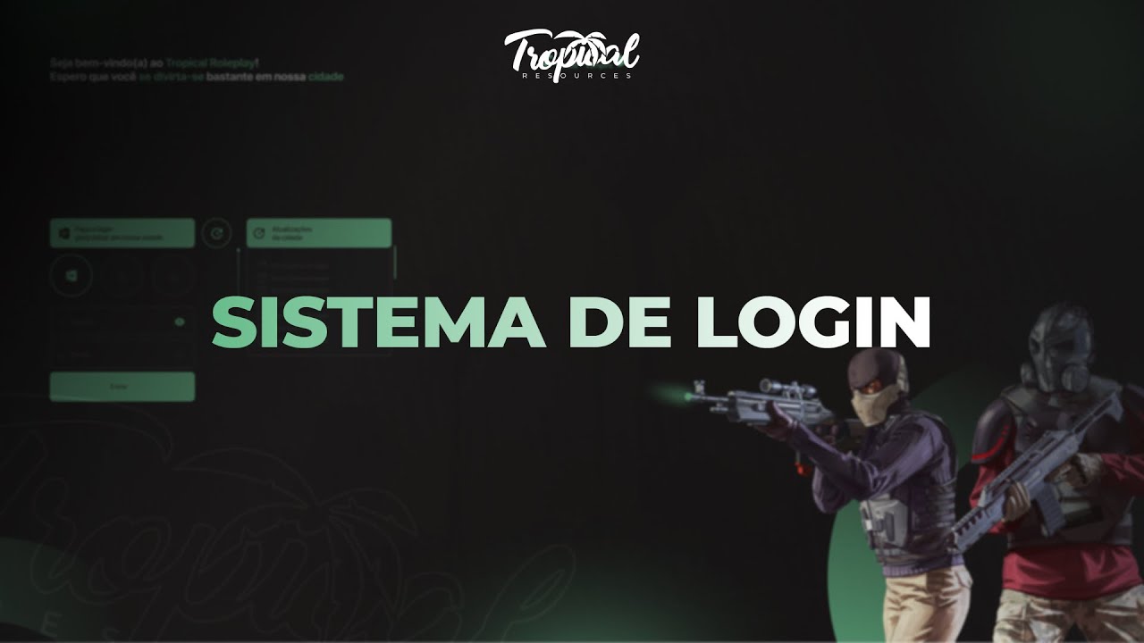 [MTA:SA] Sistema de Login (Login System) - Tropical Resources - YouTube