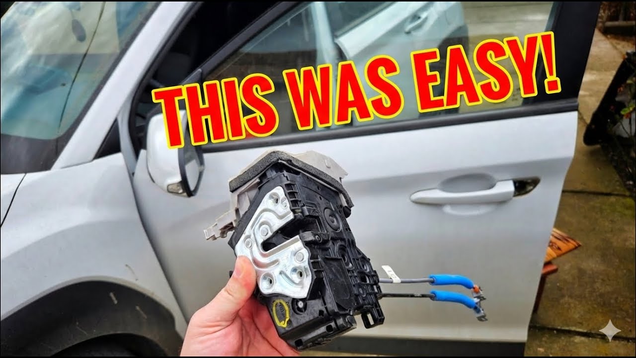 Step by step Lock actuator removal Hyundai Kona - YouTube