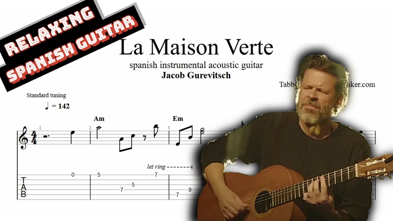 La Maison Verte TAB - instrumental acoustic guitar tabs (PDF + Guitar ...