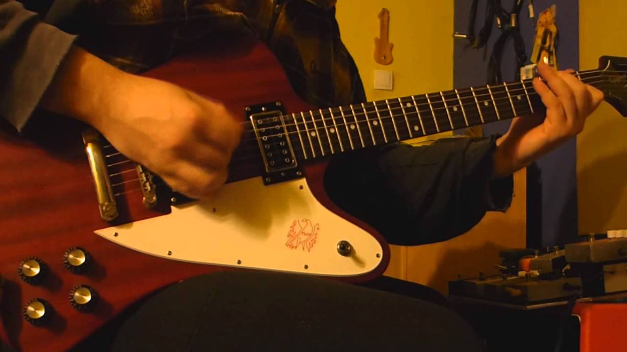 Epiphone Firebird Studio w new pickups - YouTube
