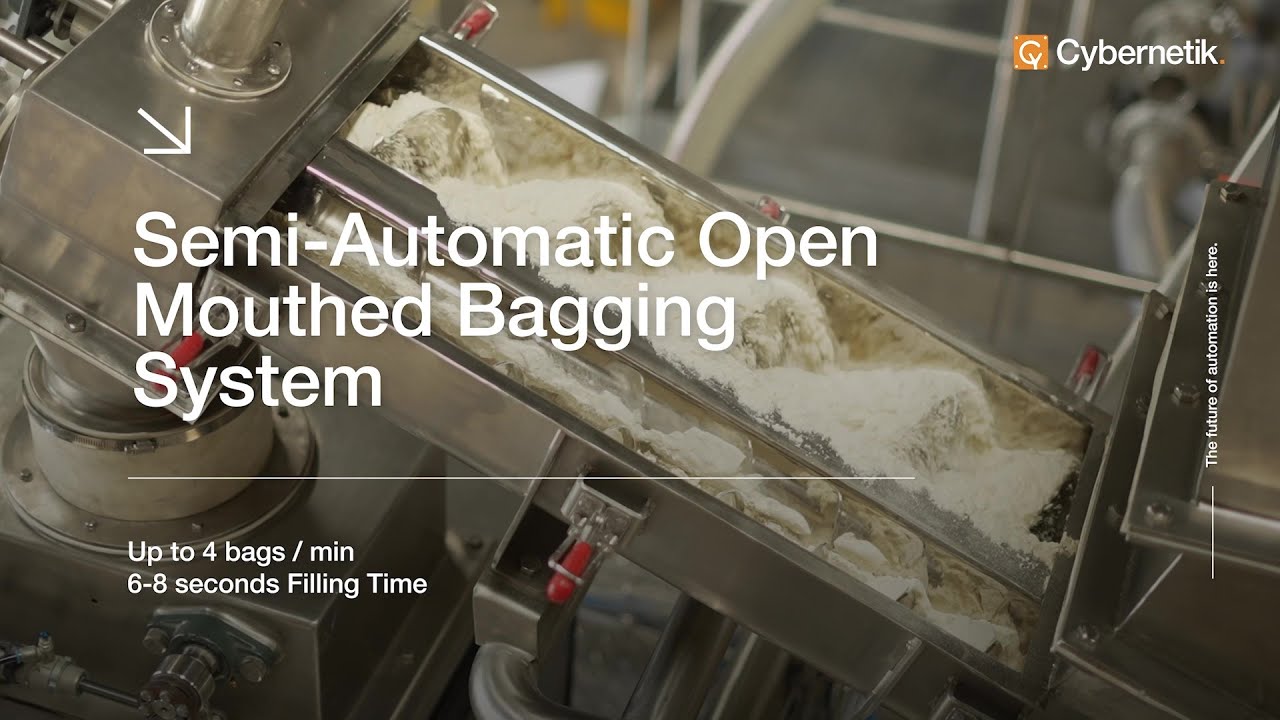 Semi-Automatic Open Mouthed Bagging System | Cybernetik - YouTube