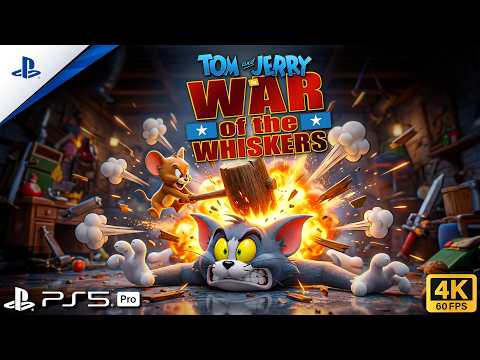 Tom and Jerry in War of the Whiskers - PS5™ Gameplay [4K 60FPS]