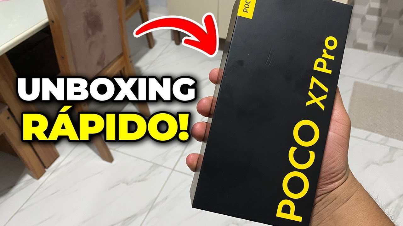 POCO X7 PRO - TIRANDO DA CAIXA (UNBOXING RÁPIDO) - YouTube