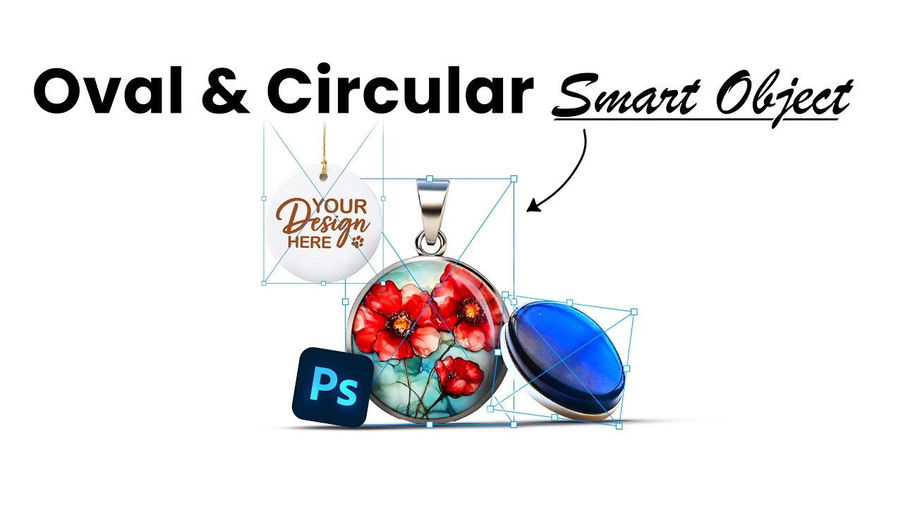 How to create Circular and Oval Smart Object Layers [Beginners Tutorial ...