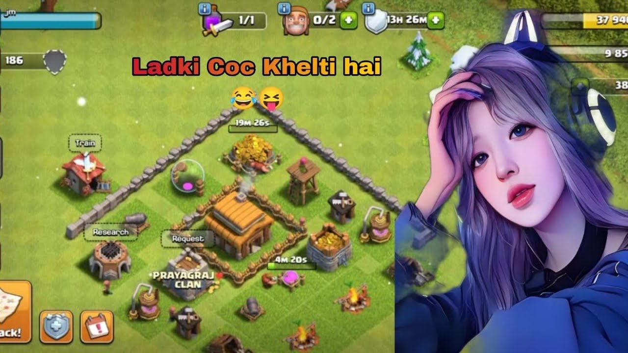My First Trouble in Coc game - YouTube