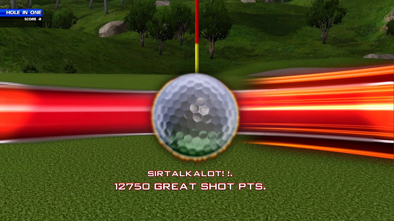 Golden Tee Great Shot on Anse Cocos! - YouTube