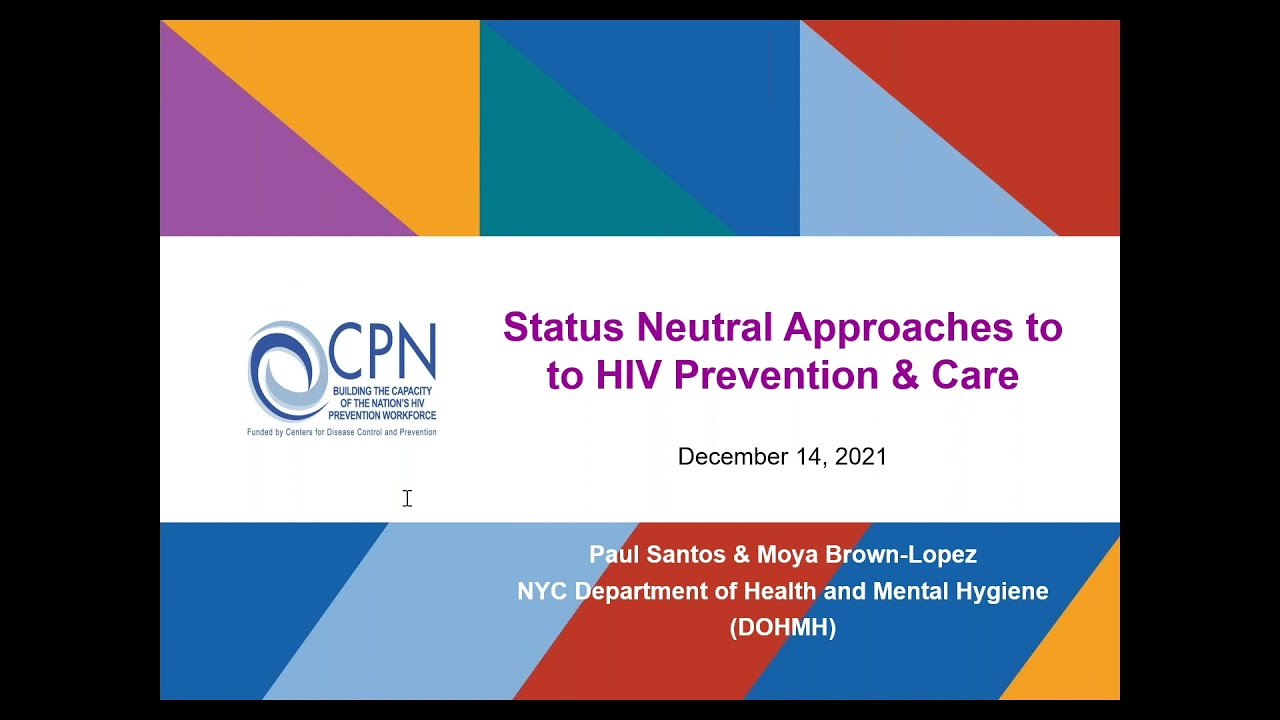 Employing Status-Neutral Approaches to EHE: Part 1- Status-Neutral ...