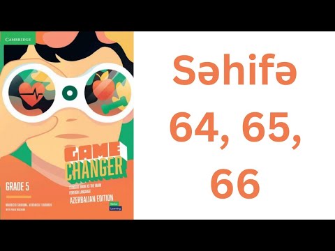 Yeni 5-ci sinif Ingilis Dili Səhifə 64, 65, 66