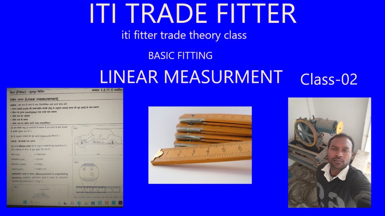 ##ITI/FITTER/CLASSE/BASIC/FITTING/LINEAR/MEASURMENT/CLASS-02@@ - YouTube