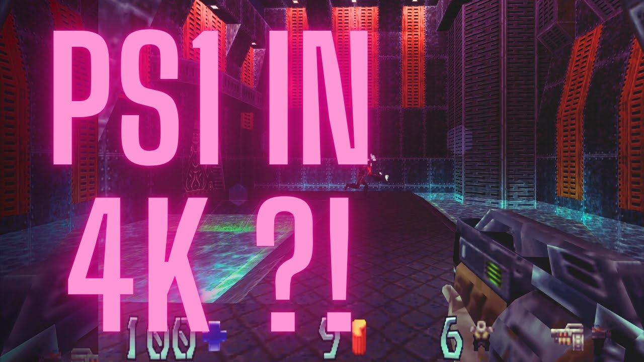 Quake II, Playstation 1, Upscaled 4K, 60 FPS, graphics enchanced - YouTube