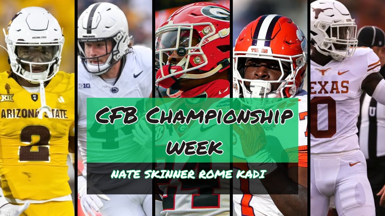 First Downs and Touchdowns Ep 5: Championship Week in College Football ...