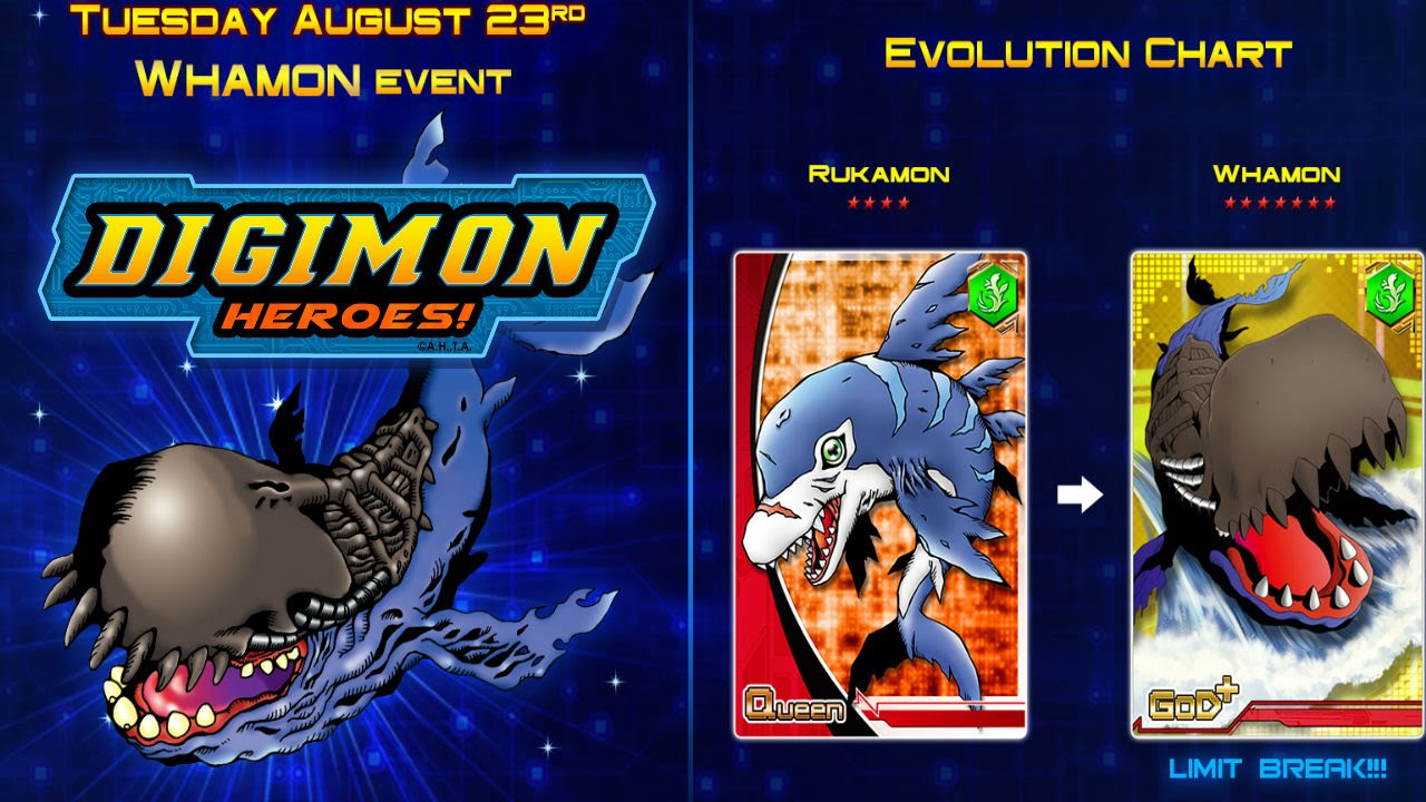 Digimon Heroes | Whamon +INFO - YouTube