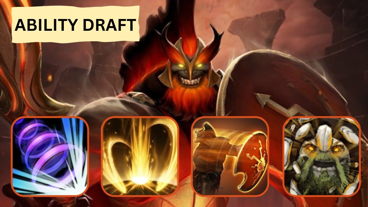 THE BEST BRAIN DAMAGE SKILL │ABILITY DRAFT DOTA 2 - YouTube