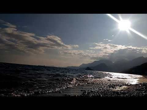 Sarısu Plajı Antalya Liman Kenarı... Yellow Beach ,,, Sunset Antalya  Sarısu Sahili