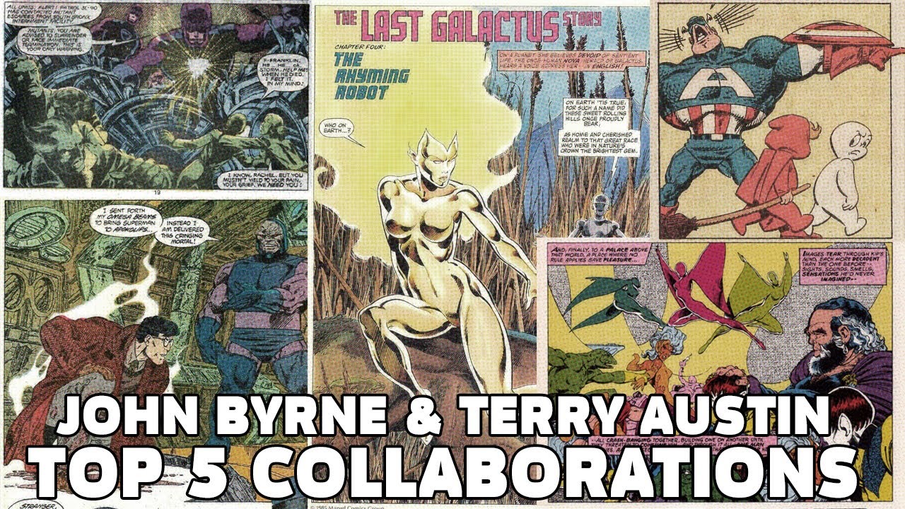 John Byrne and Terry Austin - Top 5 Comic Art Collaborations - YouTube