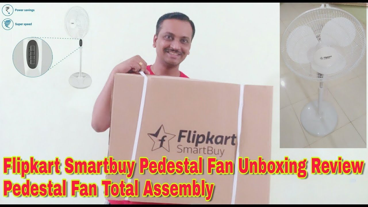 Pedestal Fan Review and Unboxing | Pedestal Fan Assembly Full Guide ...