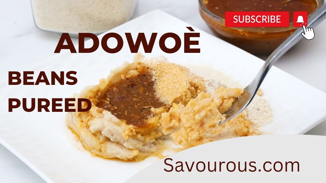 Make your beans this way and be amazed! Adowè or Beans pureed, Purée de ...