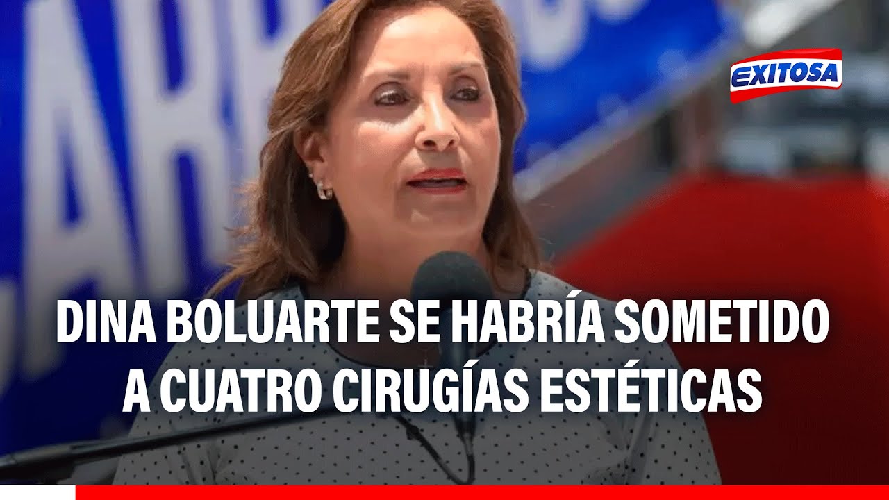 🔴🔵Dina Boluarte se habría sometido a cuatro cirugías estéticas en 2023 ...