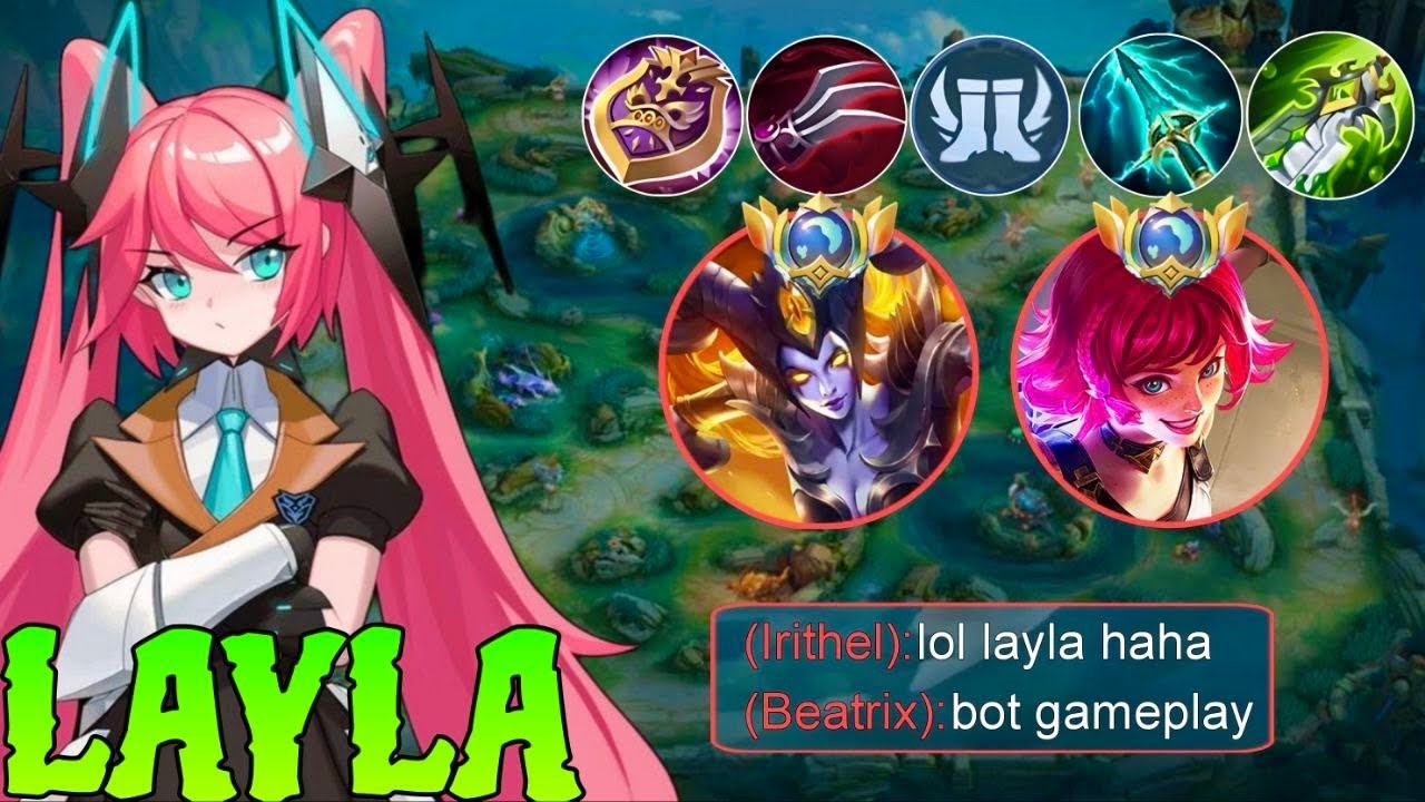 NEW ACTION GAMEPLAY LAYLA 2025 | ONE HIT LAYLA BUILD | GAMEPLAY LAYLA ...