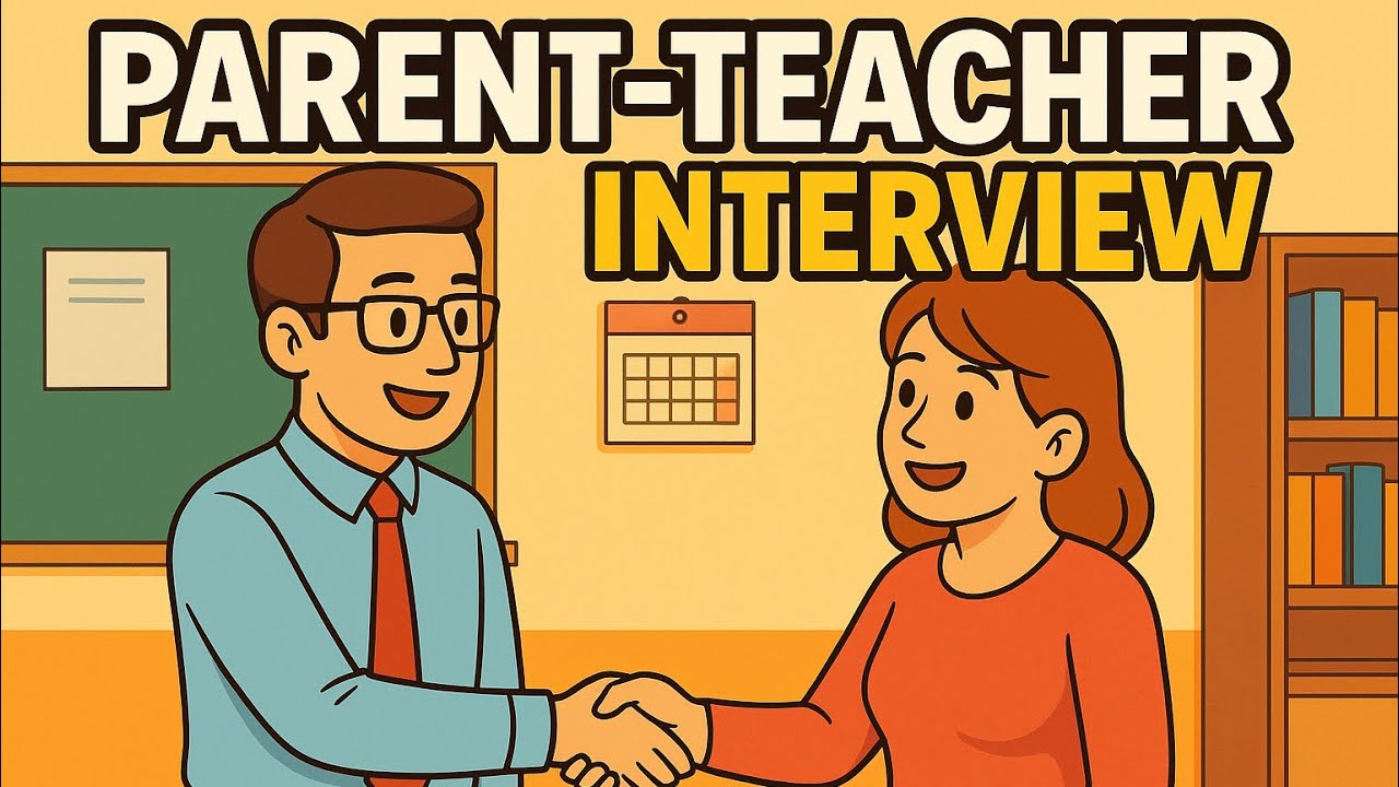 “Parent Teacher Interview | Easy English Conversation Practice” - YouTube