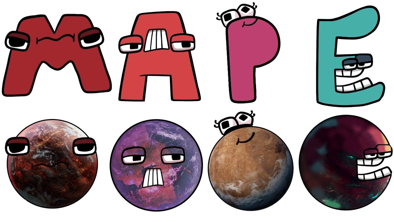 Alphabet Lore turnes into MCU planets - YouTube