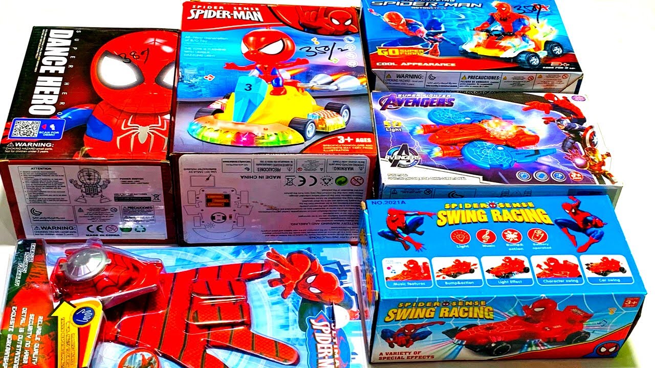 ultimate spiderman toy collection, unboxing collection SPIDER-MAN GO ...