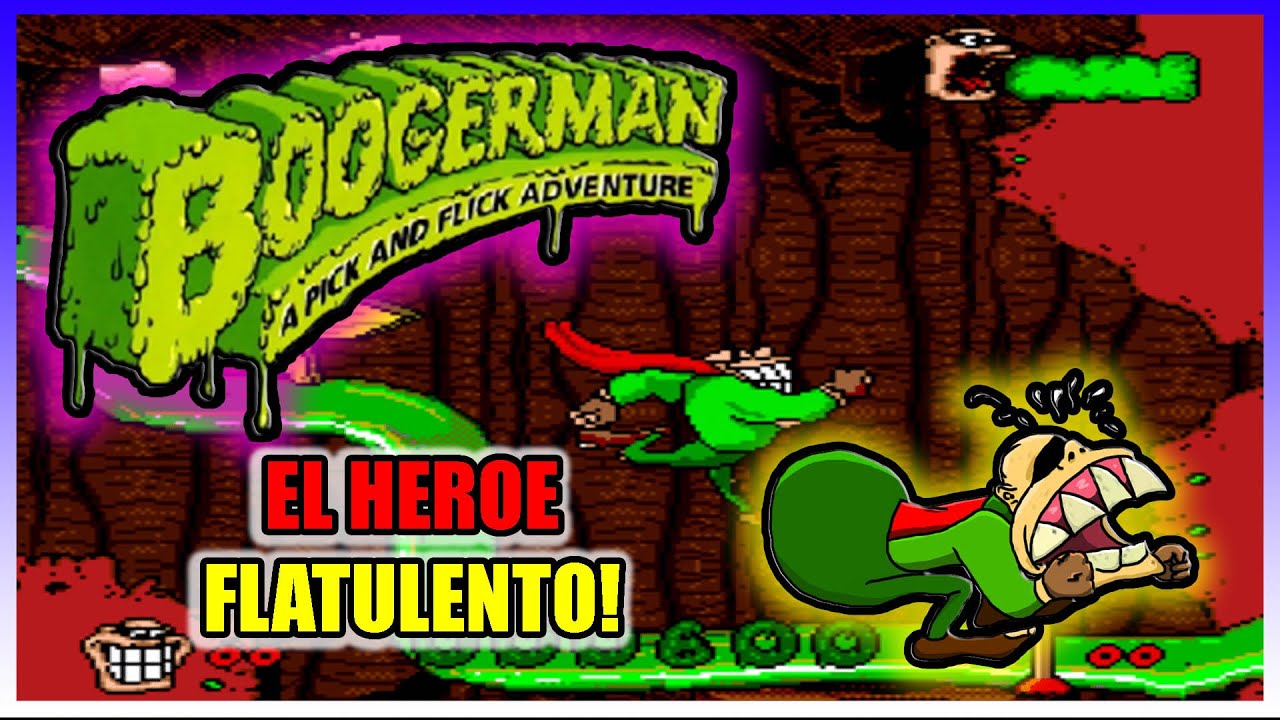 EL HEROE FLATULENTO! | Boogerman | Sega Genesis | Gameplay en Español | RetroGaming - YouTube