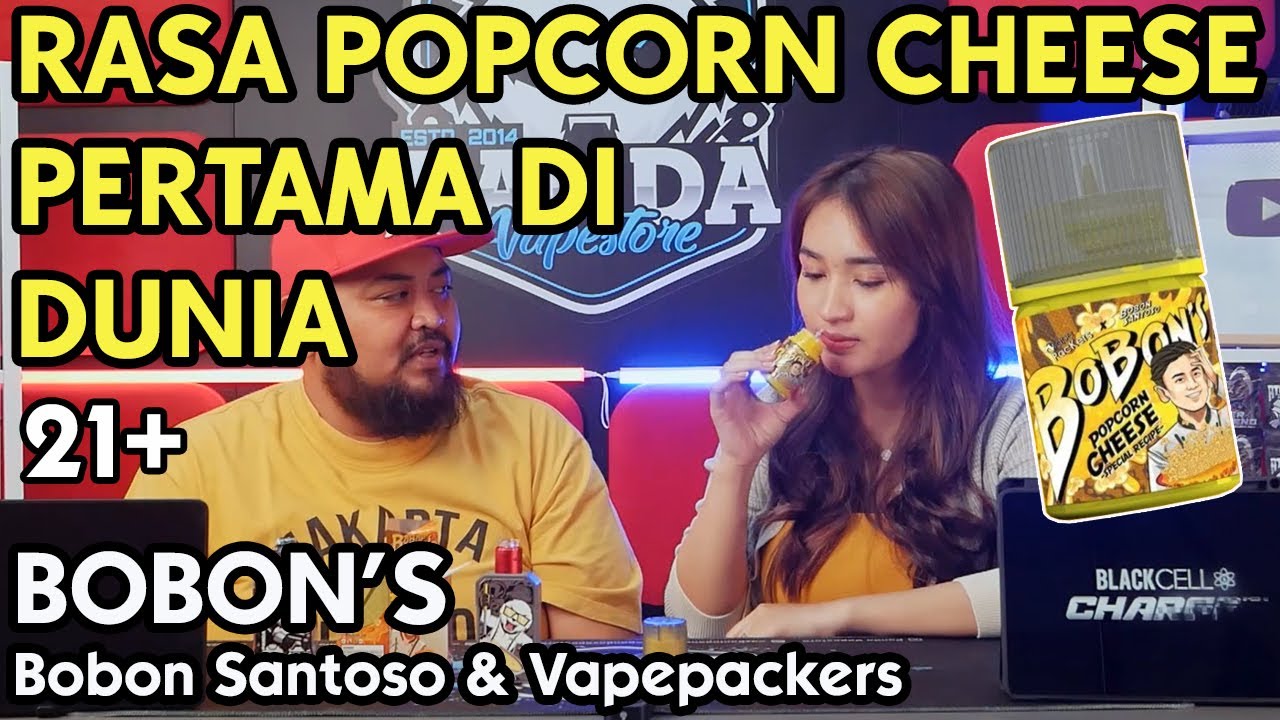 POPCORN CHEESE PERTAMA DI DUNIA | BOBON'S Liquid by BOBON SANTOSO ...