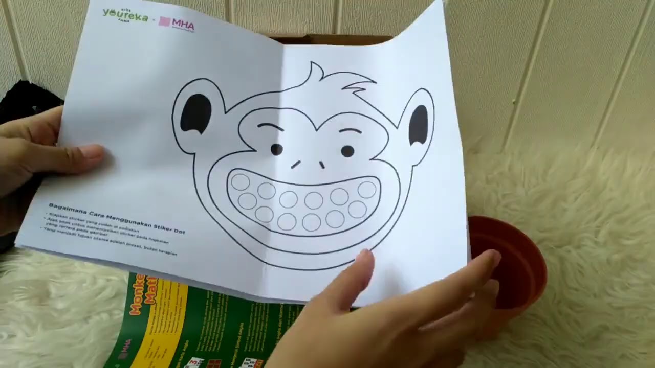 Monkey Maths Kids Activity Box - Feed The Monkey and Count One to Ten ...