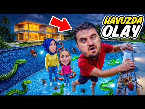 ELİF SİNEM BABANA BÜYÜK ŞOK !! HAVUZDA OLAY !! NELER OLDU ?! 