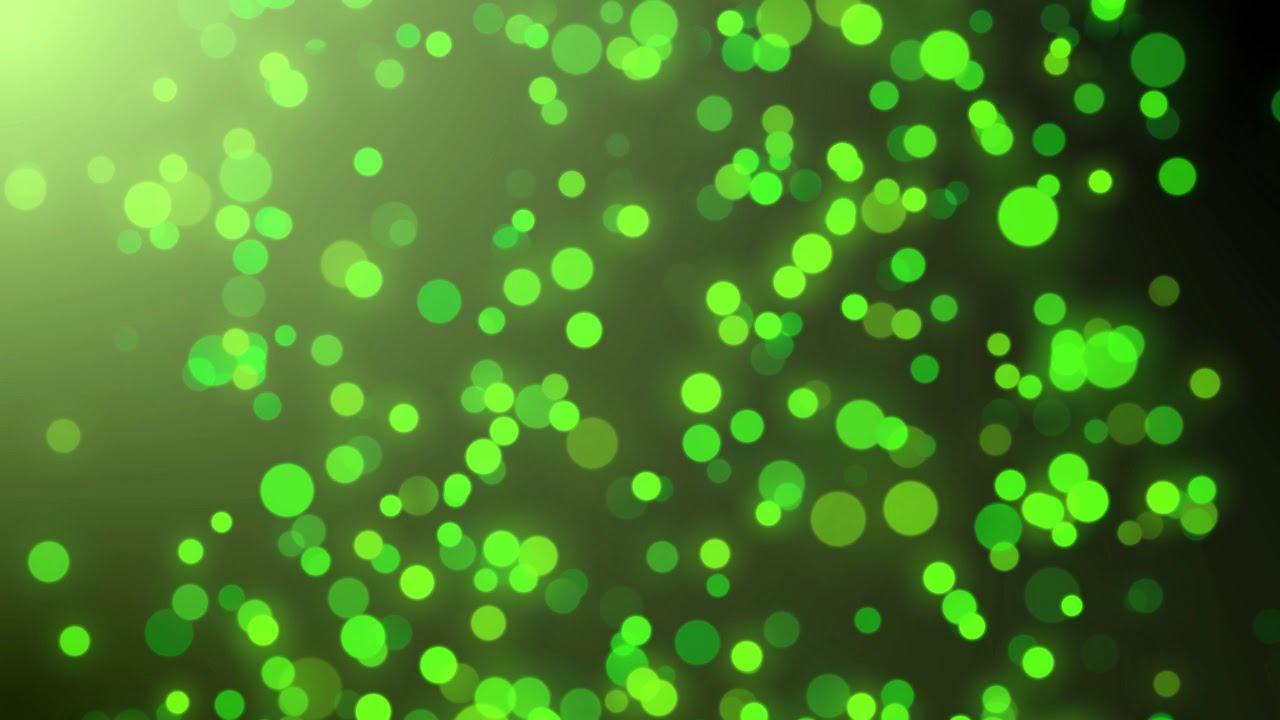 4K Glowing Green Particles Looped Motion Background || VFX Free To Use ...