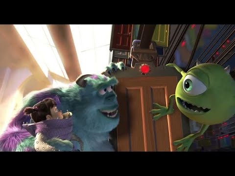 Monsters Inc (2001) 🚪 Door Chase Scene - YouTube