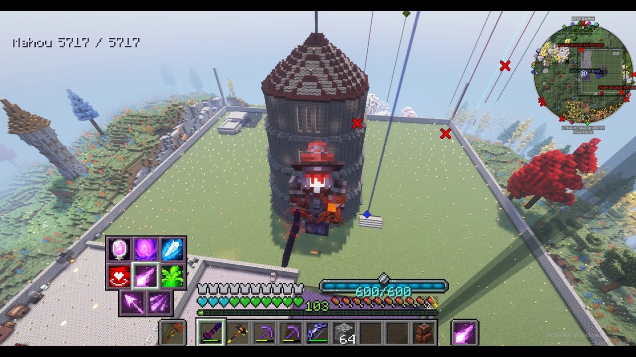 Harbringer cataclysm boss fight ATM10 minecraft Mod - YouTube